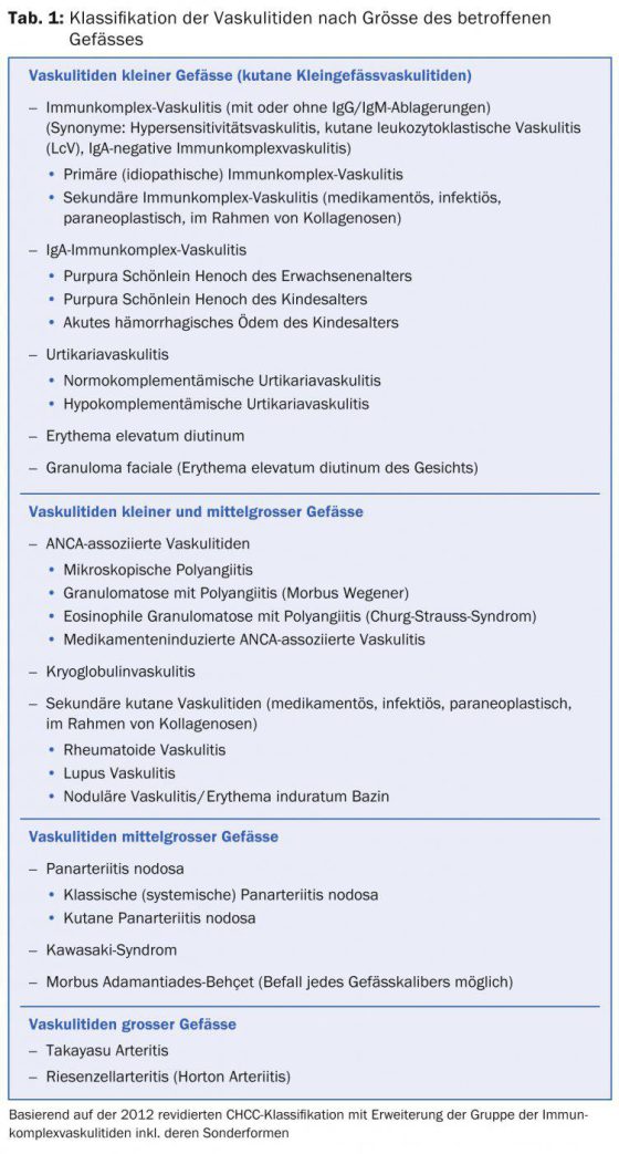 Vasculite cutânea - Visão geral para a prática - Medizinonline